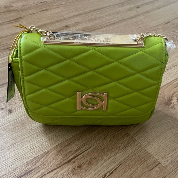 bebe | Bags | Bebe Abigail Flap Shoulder Bag In Seagrass Lime Green ...